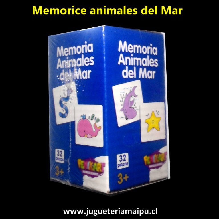 Memorice Animales del Mar – Juguetería Maipú